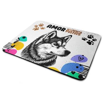 Mouse Pad Amor de quatro patas - Cachorro Husky - JPS INFO - Mouse Pad ...