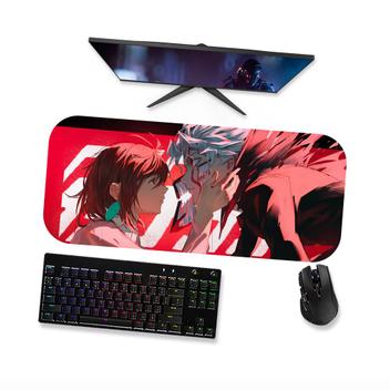 Mouse pad Dandadan Anime - Momo e Okarun 10 Ken - Mousepad Gamer 90x40 ...