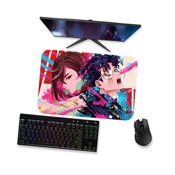 Mouse Pad Dandadan Anime - Momo e Okarun 15 Ken - Mousepad Gamer Grande ...