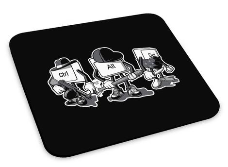 Mouse Pad Engraçado Ctrl Alt Del Computador TI Mousepad - Estudio ZS ...