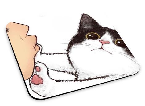 Mouse Pad Engraçado Gato E Dona La Perm Mousepad - Estudio ZS - Mouse ...