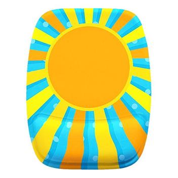 Mouse Pad Ergonomico Efeito Raios De Sol Bolinhas - Cn Confecções ...