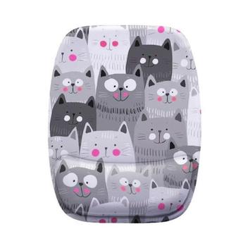 Mouse Pad Ergonomico Gato Gatinho Foto Cinza - Maluco por Caneca ...