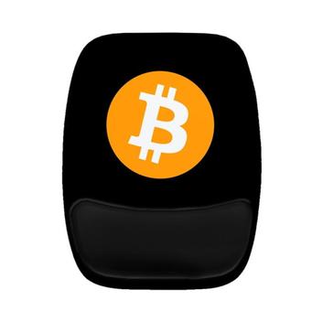 Mouse Pad Ergonomico Preto Bitcoin Moeda - Maluco por Caneca - Mouse ...
