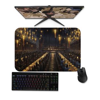 Mouse pad Gamer Harry Potter Horgwarts Sala Principal 1 - Mousepad ...