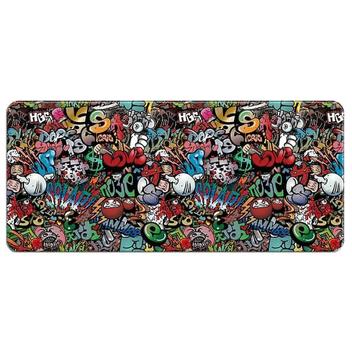 Mouse pad, Graffiti - 89 x 40 cm - HTTN - Mouse Pad - Magazine Luiza