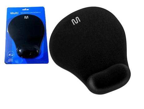 Mouse Pad Multilaser Ergonômico Ac021 Gel 20cm X 16,5cm Apoio Punho em ...