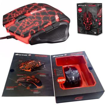 Mouse Para Jogar No Computador Estiloso E Barato Com Fio Led - Fortrek ...