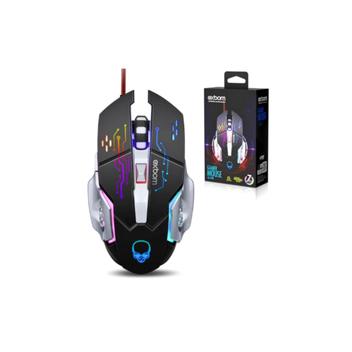 Mouse Para Jogo 6 Botões Gamer Rgb Exbom Usb 4800dpi Msg280 - Mouse ...