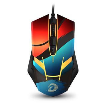 Mouse para jogos DAREU EM915 de quatro velocidades dpi óptico vermelho ...