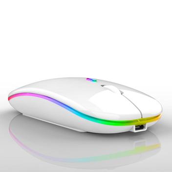 Mouse Recarregável Sem Fio Gamer Home Office Led Rgb 2.4 ghz - Waka ...