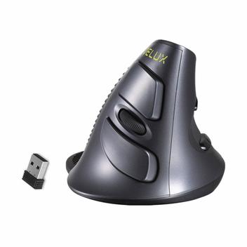Mouse sem fio Delux M618GX 6 botões ergonômico vertical - Omkarsy ...