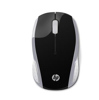 Mouse sem fio HP 200 Preto/Prata 2HU84AA - Mouse - Magazine Luiza