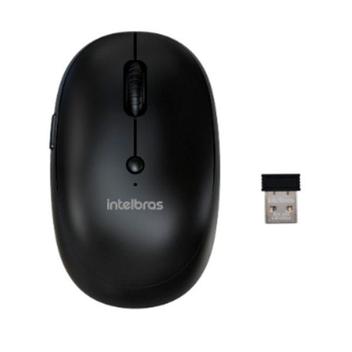 Mouse sem fio preto MSI 100 Blister - Intelbras - Mouse - Magazine Luiza