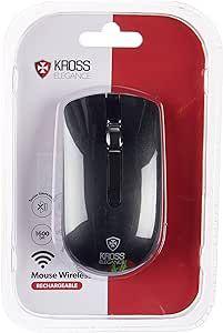 Mouse Sem Fio Recarregável Kross Elegance 1600dpi USB Silencioso Não Precisa Pilha KE-M305 ...