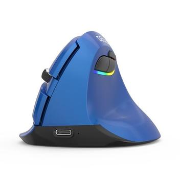 Mouse sem fio Silent Vertical Computer Mouse (azul) - SANLIN BEANS ...