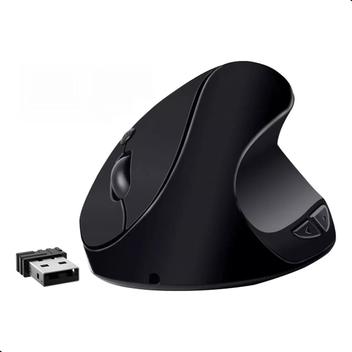 Mouse Sem Fio Vertical Ergonômico Conforto Usb Recarregável Wireless ...