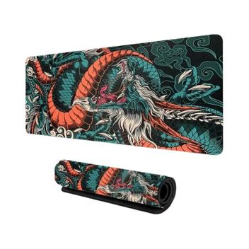 Mousepad Gamer Grande XXL com Dragão Japonês - 900x400/700x300 - Anime ...