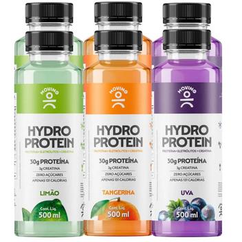 Moving Hydro Whey Protein Bebida Zero Açúcares Pack 6x500ml - Bebida ...