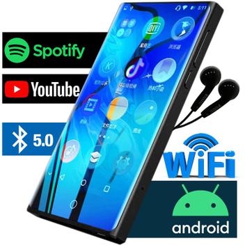 MP3 MP4 Player Ruizu H6 Android 16GB Spotify Youtube Música WiFi ...