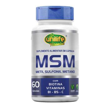 MSM Metil Sulfonil Metano Unilife 60 cápsulas - Multivitamínico ...