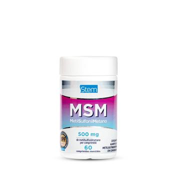 MSM - Metilsulfonilmetano 500mg - 60 comprimidos - Stem - Melatonina ...