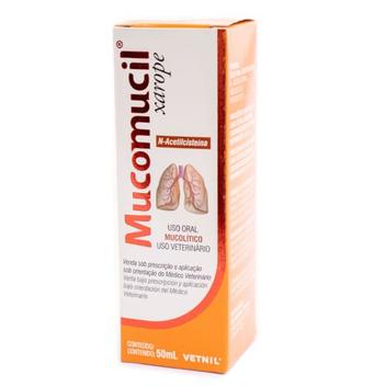 Mucomucil Xarope - 50ml - VETNIL - Xarope para Bebida - Magazine Luiza