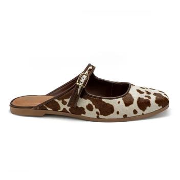 Mule Feminino Tanara Marrom Natural - T8831 - Scarpin Feminino ...