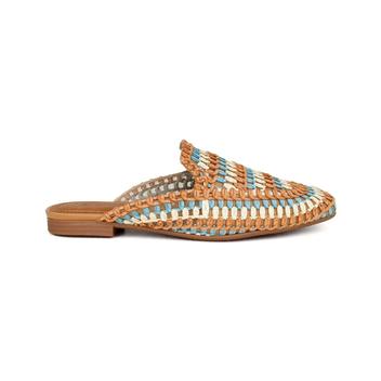 Mule Leah Tramado Valentina Flats 360155 - Mule Feminino - Magazine Luiza
