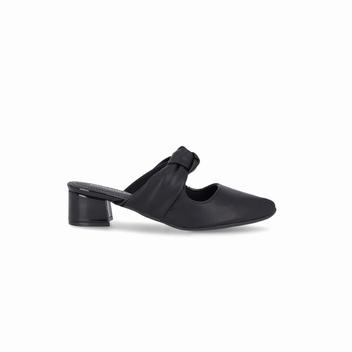 Mule Taci Salto Médio Preto - PICCADILLY - Mule Feminino - Magazine Luiza