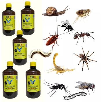 multi-inseticida kit c/ 5 frascos zero in 250 ml - Inseticidas ...