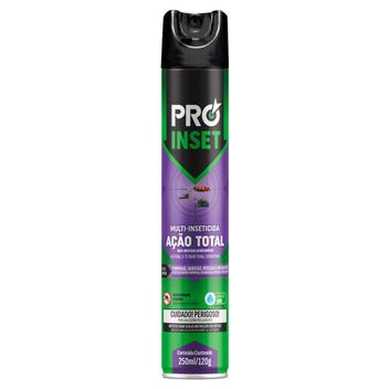 Multi Inseticida Pro Inset Ação Total Aerossol 250ml - Inseticidas ...