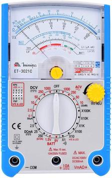Multímetro Analógico Et-3021C Azul Minipa - Multímetro - Magazine ...