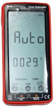 Multimetro Com Capacimetro Digital Smart Automatico Tela Lcd - P C I ...