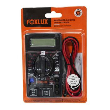 Multímetro Digital com Testador Foxlux - Multímetro - Magazine Luiza