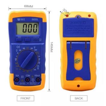 Multímetro Digital Profissional Portátil Com Visor Iluminado - It-Blue ...
