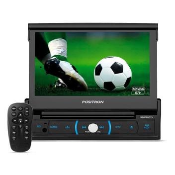 Multimídia 1Din Retrátil Sp6730Dtv 7 Pol Tv Digital Radio Bt - Positron ...