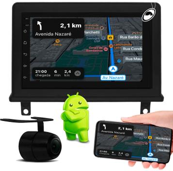 Multimidia 7" Polegadas Android Corsa G1 Classic Wagon Pickup Android Auto CarPlay Wi-Fi ...