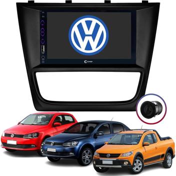 Multimídia Mp5 2 Din Gol Voyage Saveiro G6 Moldura + Câmera - Cinoy - Central Multimídia para ...