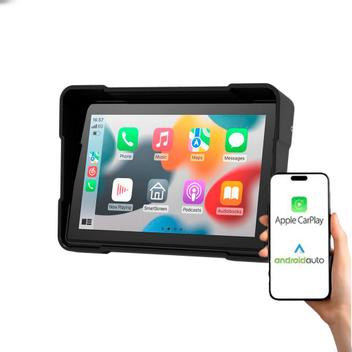 Multimídia para Motos H-Tech HM-500 5" IPS CarPlay Sem Fio Bluetooth ...