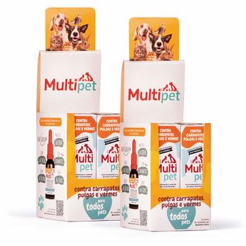 Multipet Medicamento Natural Combate a Pulgas, Carrapatos e Vermes 30ml ...