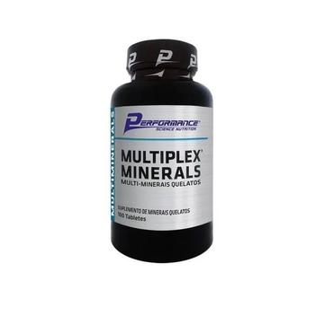 Multiplex Minerals Chelated (100 Tabs) - Padrão: Único - Performance ...
