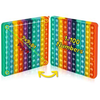 Multiplication Game Chart Pop It Fidget Math Manipulatives Games Table ...