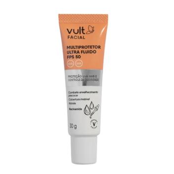 Multiprotetor Vult Facial FPS 50 Fluido 30g - Protetor Solar Facial ...