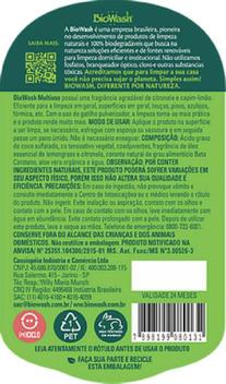 Multiuso Concentrado Capim Limão Biowash 5Litros - Biowash Produtos De ...