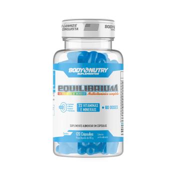 Multivitaminico Equilibrium Body Nutry Pote 120 Capsulas Para Homens e ...