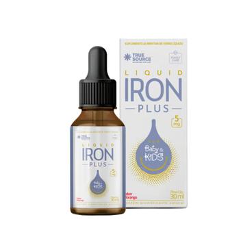 Multivítaminico Ferro Liquid Iron Plus Baby Kids True Source 30ml ...