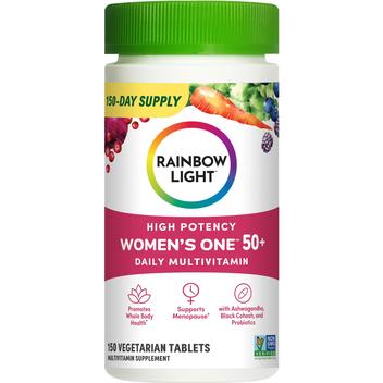 Multivitamínico Rainbow Light para mulheres 50+ 150 comprimidos ...