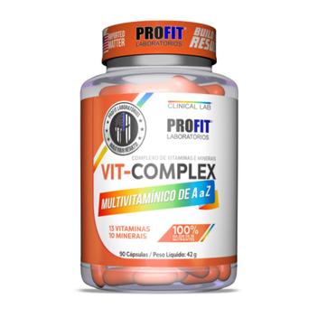 Multivitaminico Vit Complex Profit 90 cápsulas Vitaminas e Minerais ...