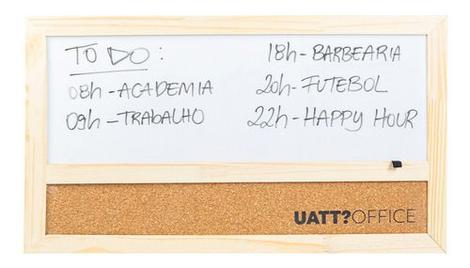 Mural De Parede Horizontal Quadro Branco Planner - Uatt Office - Uatt ...